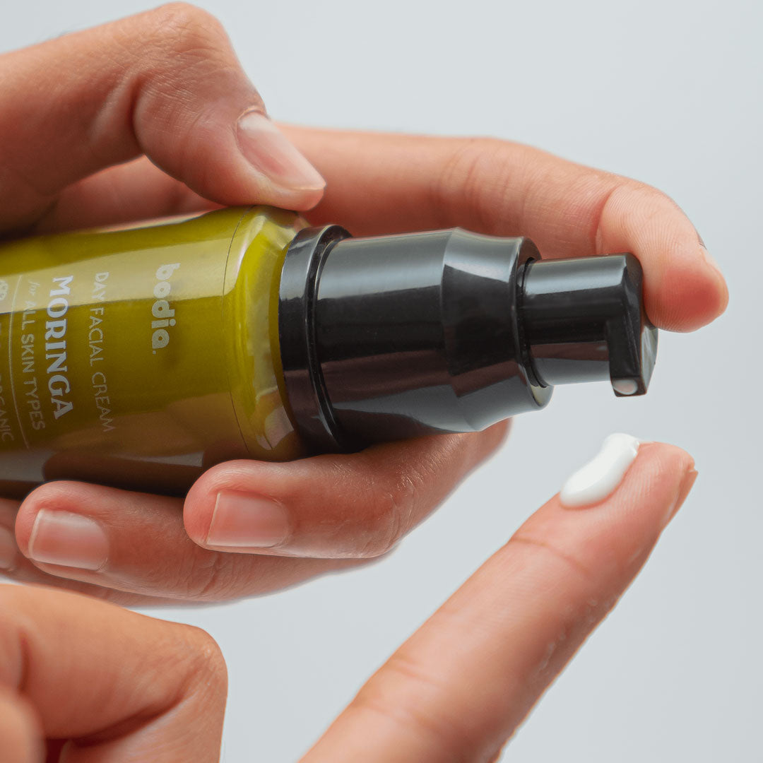 Crème de jour au Moringa Bio 1000% Naturel - Bodia Apothecary
