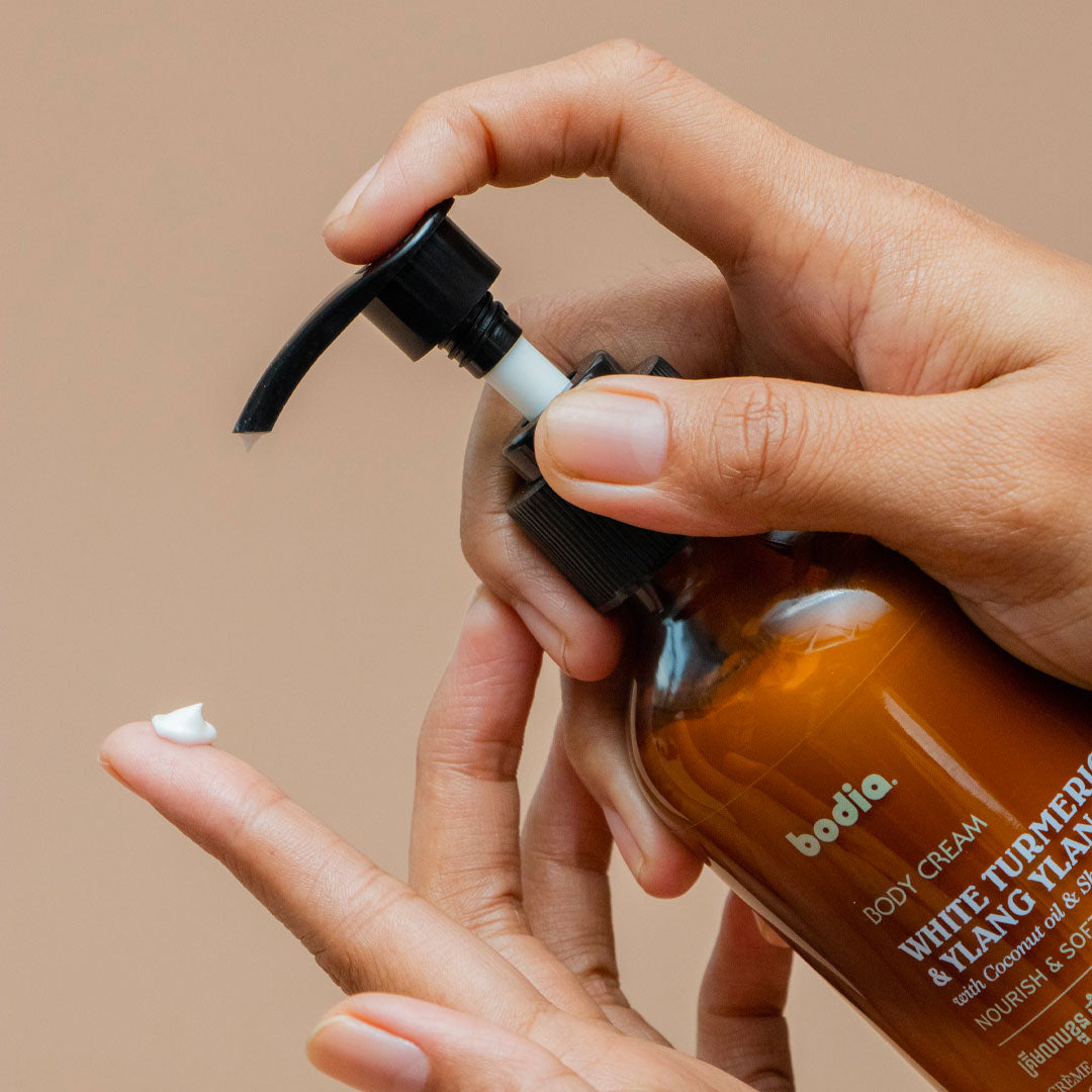 Crème Corps Naturelle Curcuma Blanc & Ylang Ylang - Lotion Hydratante ...